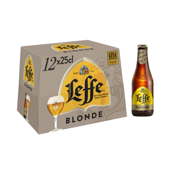 Biere Abbaye Leffe Blonde pack de 12*25cl